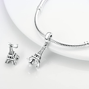 Hapour 925 Sterling Silver Charms for Charm Bracelets Necklace European Jewelry Pendant Beads Charm for Women Mom