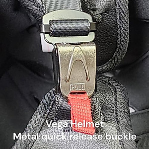 Vega Helmets Warrior Motorcycle Half Helmet with Sunshield for Men & Women, Adjustable Size Dial DOT Half Face Skull Cap for Bike Cruiser Chopper Moped Scooter ATV (Large, Matte Black)