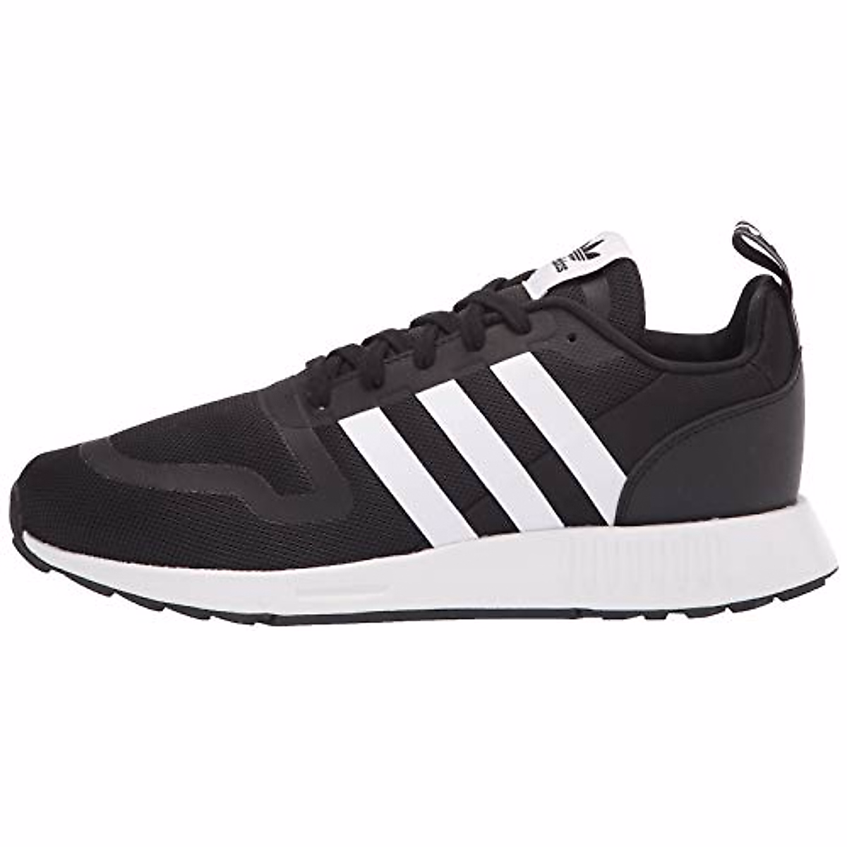 adidas Originals mens Smooth Runner Sneaker, Core Black/White/Core Black, 13 US