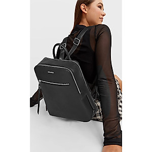 BOSTANTEN Leather Backpack Purse for Women Work Travel Backpack Stylish Ladies Shoulder Bags