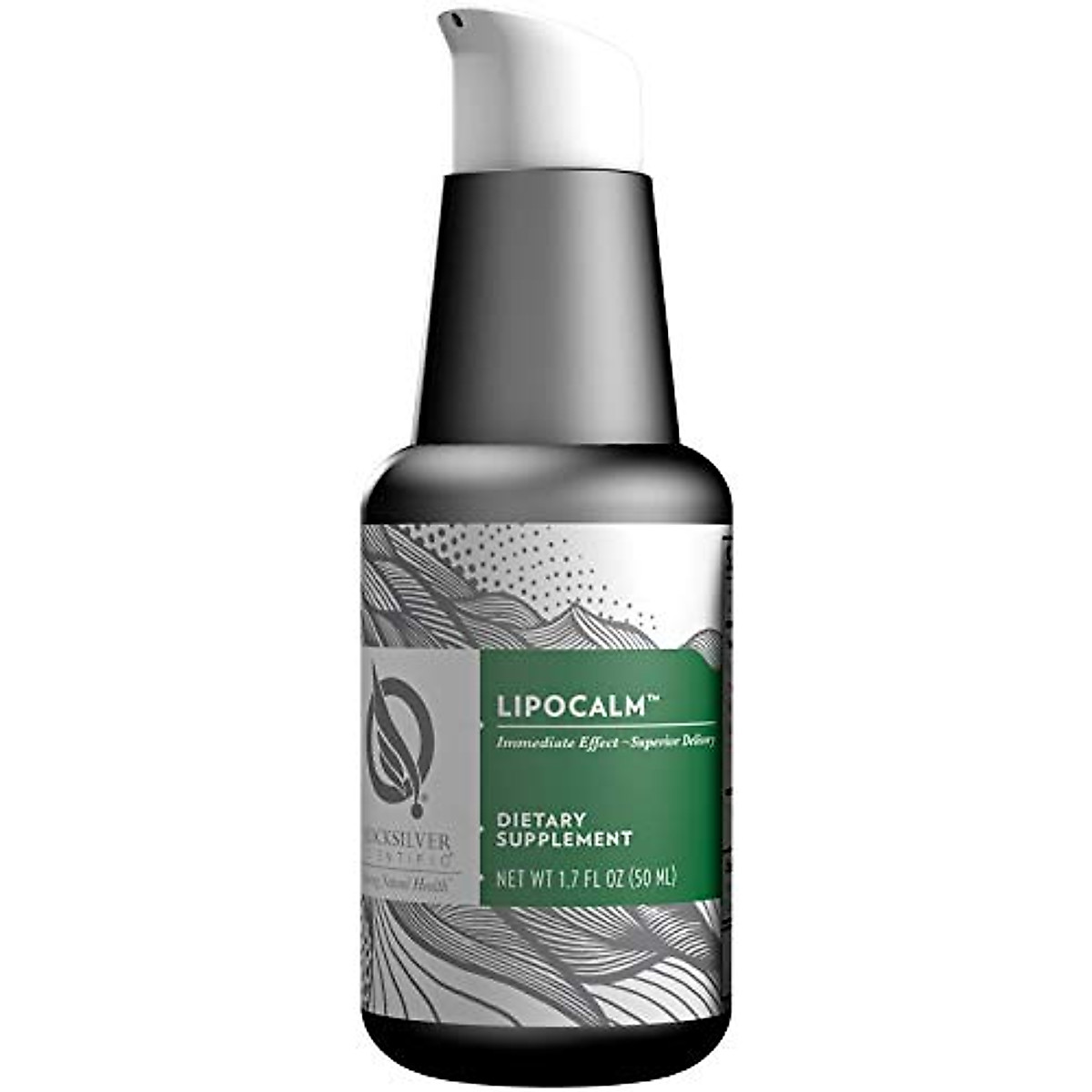 Quicksilver Scientific LipoCalm - Liposomal GABA with Herbs for Relaxation Support - Chamomile, Passionflower Herb & Skullcap Supplement for Peace of Mind & Sleep Calm Support (1.7oz / 50ml)