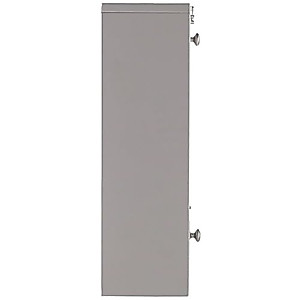 SEI Furniture Benwick Wall Mount Laptop Desk, Gray