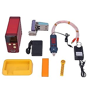 Adjustable Pulse Spot Welder, Aluminum Alloy Shell Portable Battery Welding Machine AT MT Trigger Mode Self Cooling for Soldering Hardware Parts(U.S. regulations)