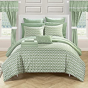 Chic Home Jacksonville Bedding Set, King, Green