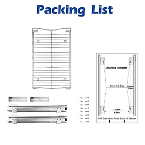 SIMCAS Pull Out Cabinet Organizer 11"W x 18"D, 1Tier Heavy Duty slide out cabinet organizer, pull out drawers for kitchen cabinet organizers and storage, under sink cabinet pull out shelves organizer