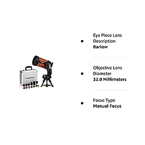 Celestron NexStar 8 SE Schmidt-Cassegrain Computerized Telescope with 1.25" Eyepiece and Filter Kit
