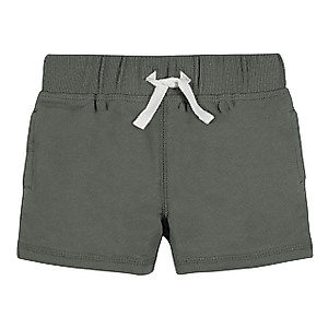 Gerber Baby Boy's Toddler 3-Pack Pull-On Knit Shorts, Green Camo, 12 Months