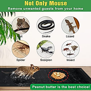 6 Pack Sticky Mouse Trap, X- Large 47.2 * 11'' Glue Traps for Mice and Rats Traps Indoor for Home, Rodent Snakes Spiders Roaches