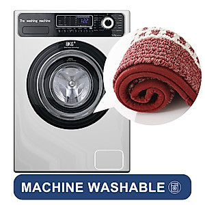 COSY HOMEER Kitchen Rugs Non-Slip 20x30/20x48 Inch Thick Polypropylene Standing Mat for Home Machine Washable, Red