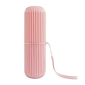 WOIWO 2PCS Creative Simple Travel Toiletry Cup Outdoor Portable Plastic Capsule Toiletry Cup Toothbrush Toothpaste Set storage Box