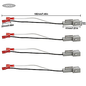 ZYHW 4pcs 72-5512 Car Speaker Connector Harness Adapter for Ford F-150 for Ford for Ranger 1995-1997