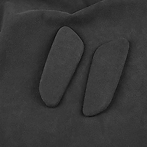 Toworldit Alcantara + ABS Material Center Console Armrest Box L/R Cover Trim Sticker Compatible with BMW Mini Cooper F60 2018-2020 (Black Gray)