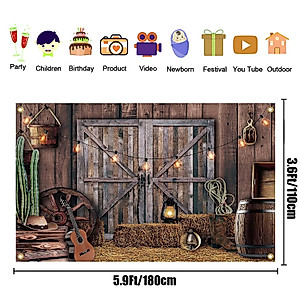 Cowboy Party Decorations, Western Cowboy Balloons Arch Garland Kit Include Cowboy Banner Backdrop Latex Balloons Horse Shaped Aluminum Foil Balloons, Western Theme Baby Shower Birthday Supplies