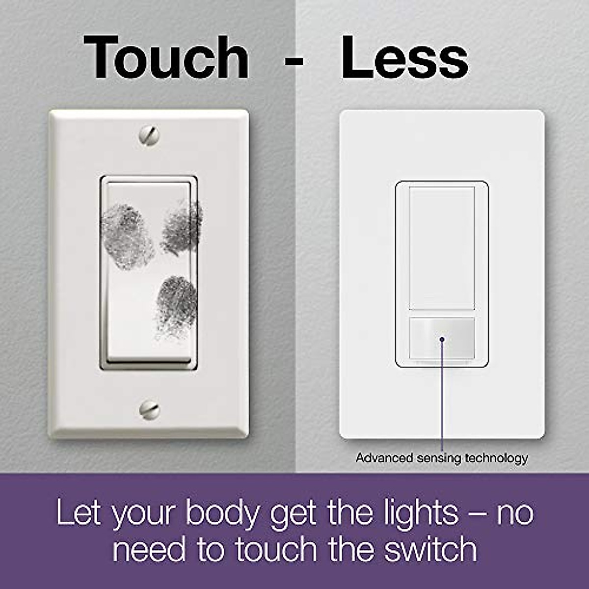 Lutron Maestro Motion Sensor Switch | 5A, Single-Pole or Multi-Location | MS-OPS5M-WH, White