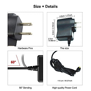 AC Adapter Charger with Light for Philips Norelco G250 G290 G370 G390 G470