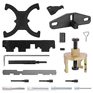 DAYUAN Engine Timing Tool Kit Compatible with Ford Mazda Camshaft Flywheel Locking Tools 1.4 1.6 1.8 2.0 Di/TDCi/TDDi ESCOBOOST 1.6 Ti-VCT 1.5/1.6 VVT Cam Holding Tool 303-1097 303-1550 303-1556
