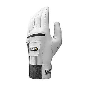 SKLZ Men's Smart Glove Left Hand Golf Glove, X-Large , White