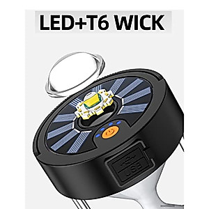 Pockety Camping Hourglass Lamp, Tent Light Emergency , Solar/USB Handheld Lamp, LED Lantern for Outdoor White