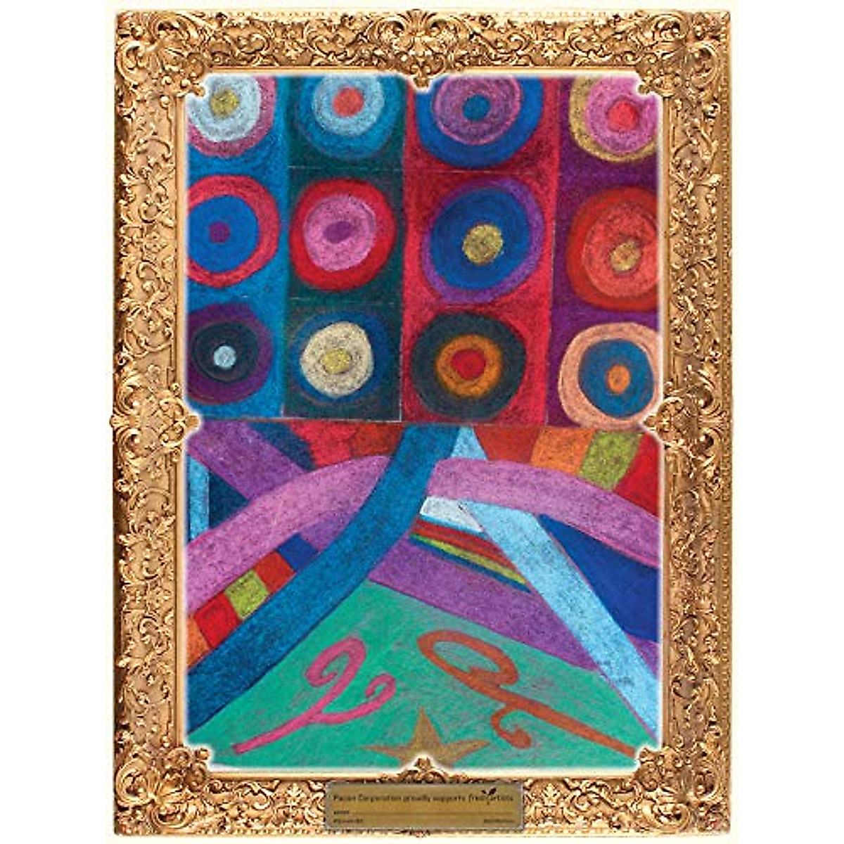 UCREATE - PAC4926 UCreate Gold Frame Watercolor Paper, Gold Frame, 9" x 12", 30 Sheets