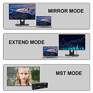 DisplayPort to VGA Cable 6 Ft, 2-Pack Display Port DP to VGA Adapter Cord Male to Male HD Video 1080P for Computer, Monitor, TV, Projector