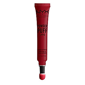 NYX PROFESSIONAL MAKEUP Powder Puff Lippie Lip Cream, Liquid Lipstick - Group Love (True Red)