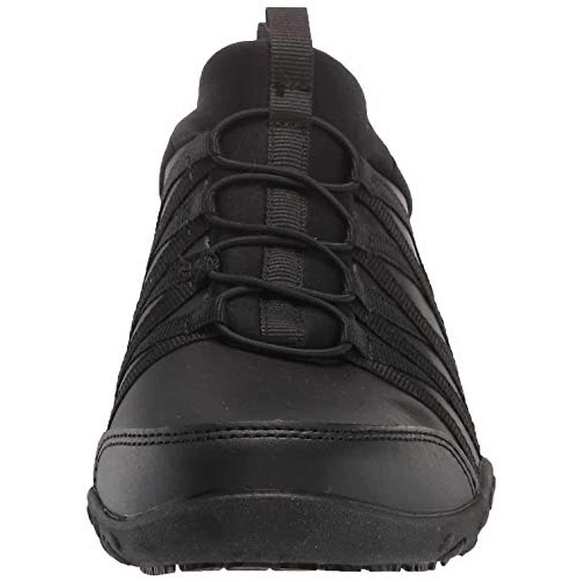 Skechers womens Slip on Athletic Food Service Shoe, Black, 7.5 US