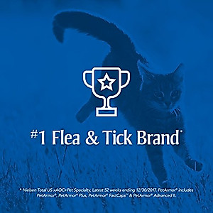 PetArmor for Cats, Flea & Tick Treatment for Cats (Over 1.5 Pounds), Includes 3 Month Supply of Topical Flea Treatments