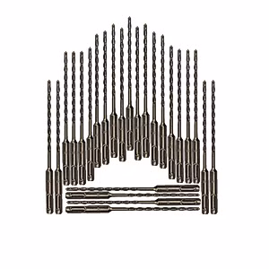 25PC, Rotary Drill Bit,SDS Plus Bits, 3/8" x 8", Masonry Drill bit Set, SDS+ Hammer Bits