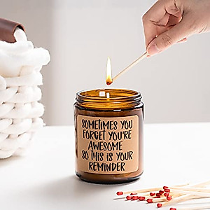 Thank You Gifts for Women - Stress Relief Gift Ideas for Friends, Coworkers, Boss, Employee, Mom, Mentor - Relaxing, Inspirational, Thoughtful, Birthday, Friendship, Scented Candles for Her