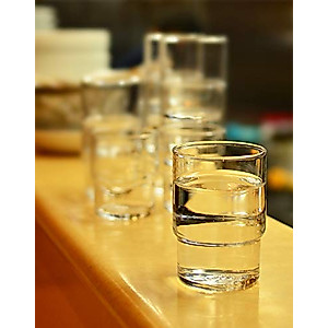 Toyo Sasaki Glass 00346HS Tumbler Glass, HS Stack Tumbler, Father's Day, 8.5 fl oz (250 ml), 6 Stacks, Made in Japan, Dishwasher Safe, Shatter-Resistant, Tumbler, Glass, Cup