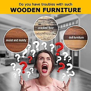 CARGEN Beeswax Furniture Polish, Wood Seasoning Beeswax for Furniture Wood Polish for Floor Tables Chairs Cabinets for Home Furniture to Protect and Care 1pcs Wood Wax and Sponge.