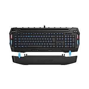 ROCCAT Skeltr - Smart Communication RGB Gaming Keyboard with Universal Device Docking Slot, Black