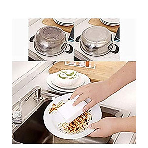 80 PCS Klickpick Home Cleaning Sponge in Bulk White Sponges Melamine Foam Cleaning Pad - Sponges for All Surface – Bathroom, Kitchen, Floor, Baseboard, Wall Cleaner