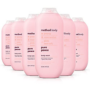 Method Body Wash, Pure Peace, Paraben and Phthalate Free, 18 oz (Pack of 6)
