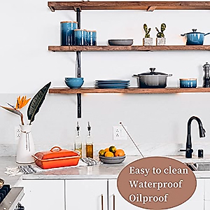 Clear Contact Paper Transparent Removable Book Covers Protect Against Wear and Tear Oil Proof Waterproof Shelving Paper 15.7" X 9.84 Ft Book Covers for Paperbacks Textbooks