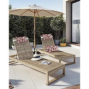 Recliner Head Pillow Ledge Loungers Chair Pillows with Insert Strawberry Pattern Lumbar Pillow with Adjustable Strap Outdoor Waterproof Patio Pillows for Couch Beach Pool Office Chair, 2 PCS