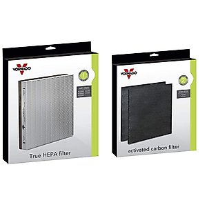 Vornado Air Purifier Filters and Carbon Filters Bundle (Pack of 3) | For Vornado Models AC300, AC350, AC500, AC550