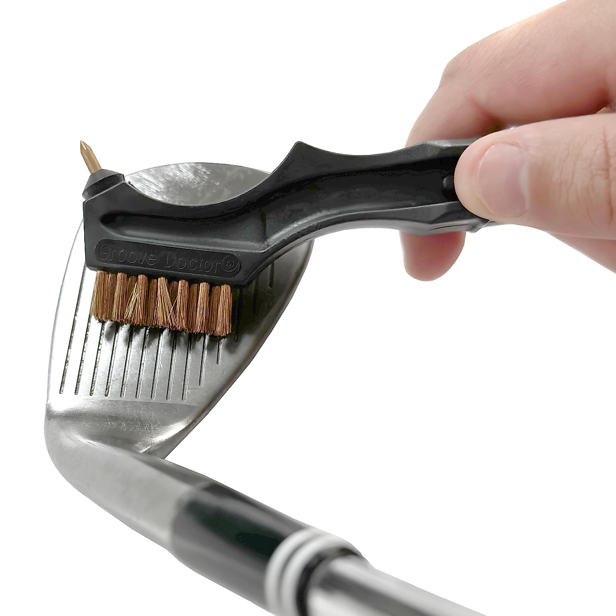 ProActive Sports Groove Doctor - Retractable Brush and Groove Cleaner for Golf Clubs and Cleats