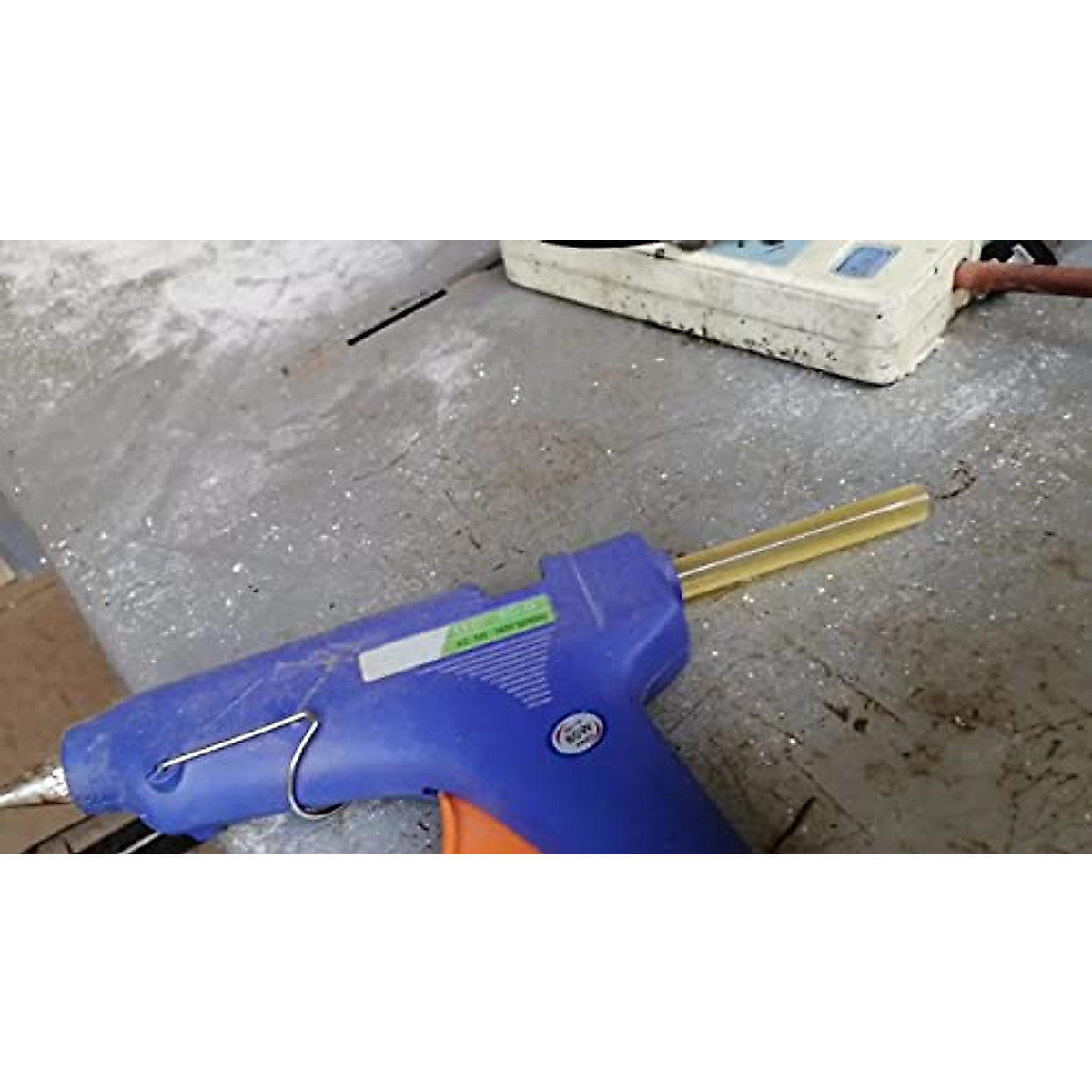 Othmro 10Pcs Hot Glue Sticks 9.8" Length 0.43" Dia Glue Sticks Bulk, Hot Glue Gun Refill Sticks, Hot Melt Adhesive Glue Stick All-Purpose Dual Temp Glue Sticks (Blue)