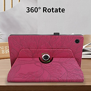 Tablet PC Case Compatible With Samsung Galaxy Tab A8 10.5-Inch 2021 (SM-X200/X205/X207) Tablet Case 360 Degree Rotating Stand Foldable Tablet Case Tree Of Life Embossed Shell Tablet home ( Color : Ver