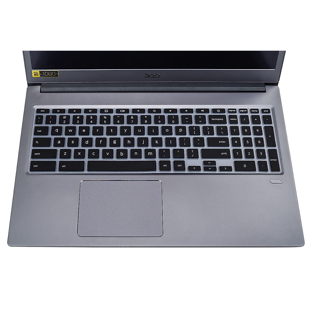 Keyboard Cover for Acer Chromebook 315 CB315 15.6 & Chromebook 715 CB715 15.6 inch with Numeric Keypad, Acer Chromebook 17.3" 317 CB317 Skin Protector, Black