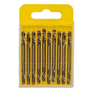 Eagles Double Ended Drill Bit Set - Pack of 10 HSS M35 1/8" Cobalt Twist Drill Bits