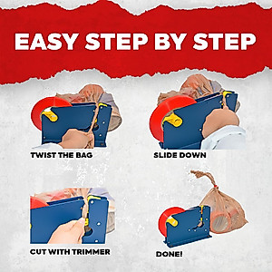 MAT Food Saver UPVC Tape Clear - 1/2 x 180 yds. Poly Bag Sealing Tape for Wrapping, Packaging, and Airtight Food Storage