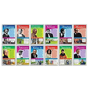 Scholastic Teacher's Friend Notable African Americans Bulletin Board (TF8026), Multiple Colors Large