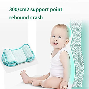 Universal Baby Stroller Liner 3D Mesh Cool Seat Pad Mat Breathable Pram Pushchair Car Seat Cushion Insert Thicken Sponged Baby Body Support Cushion Pad Mattress for Stroller, Baby Chair & Car Seat