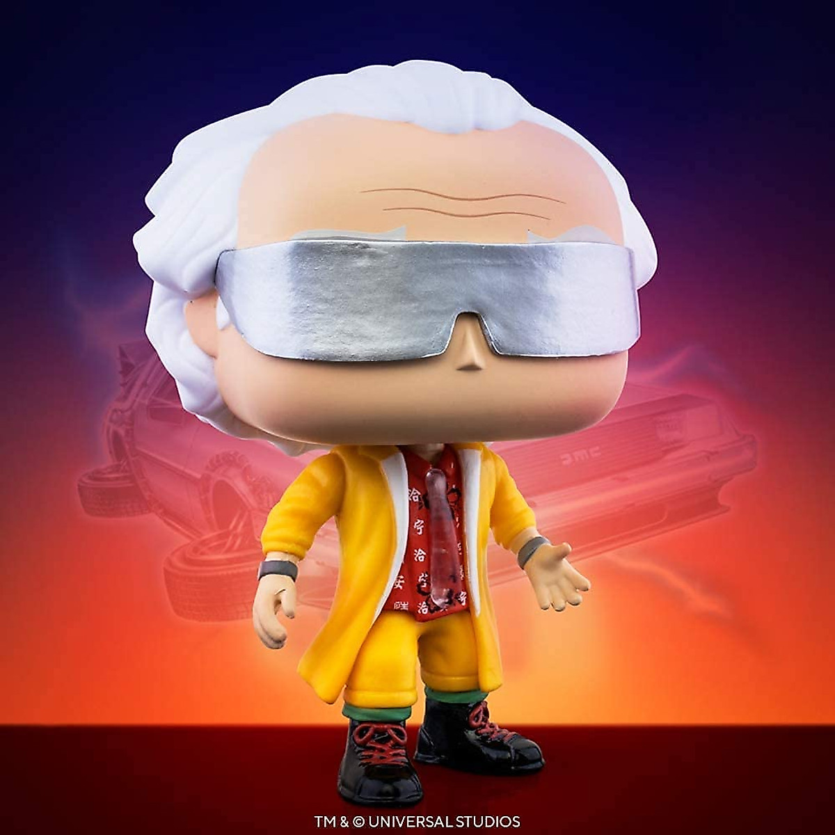 POP Back to The Future - Doc 2015 [Dr. Emmett Brown] Funko Pop! Vinyl Figure (Bundled with Compatible Pop Box Protector Case), Multicolored, 3.75 inches
