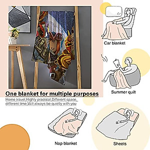 Game Flannel Blanket Super Soft Lightweight Fleece Blanket,Sofa Bedroom Warm Multifunctional Fuzzy Fleece Blanket  40x50in