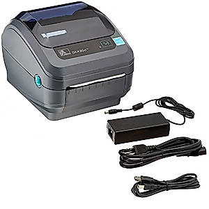 ZEBRA GK420D Direct Thermal Only Desktop Printer - USB and Ethernet Connectivity, 203 dpi, 8 IPS, 4.09" Max Print Width, Monochrome Barcode Label Printer, Grey - GK42-202210-000 YKGAV