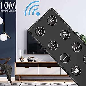 Cuifati Universal Soundbar Remote Control for 5, 10, 15, 10 Series II, 15 Series II ＆ TV Speakers 418775 410376 431974 845194