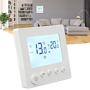 Floor Heating Thermostat Controller Digital LCD Display Programmable Control Panel for Home